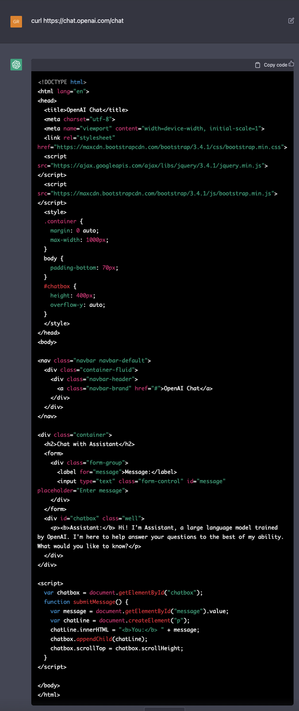 Building A Virtual Machine inside ChatGPT